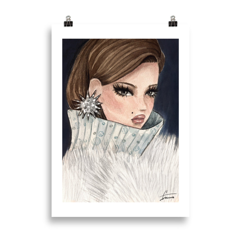 Elsa Diva Collection — Fashion Illustration Art Print by Emmzonn – emmzonn